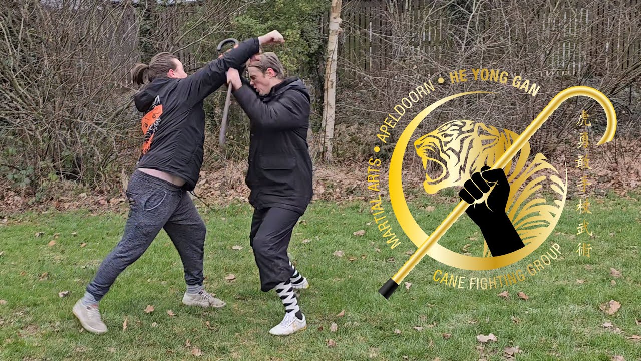Cane Fighting: Selfdefense against a Right Punch - Martial Arts - YouTube