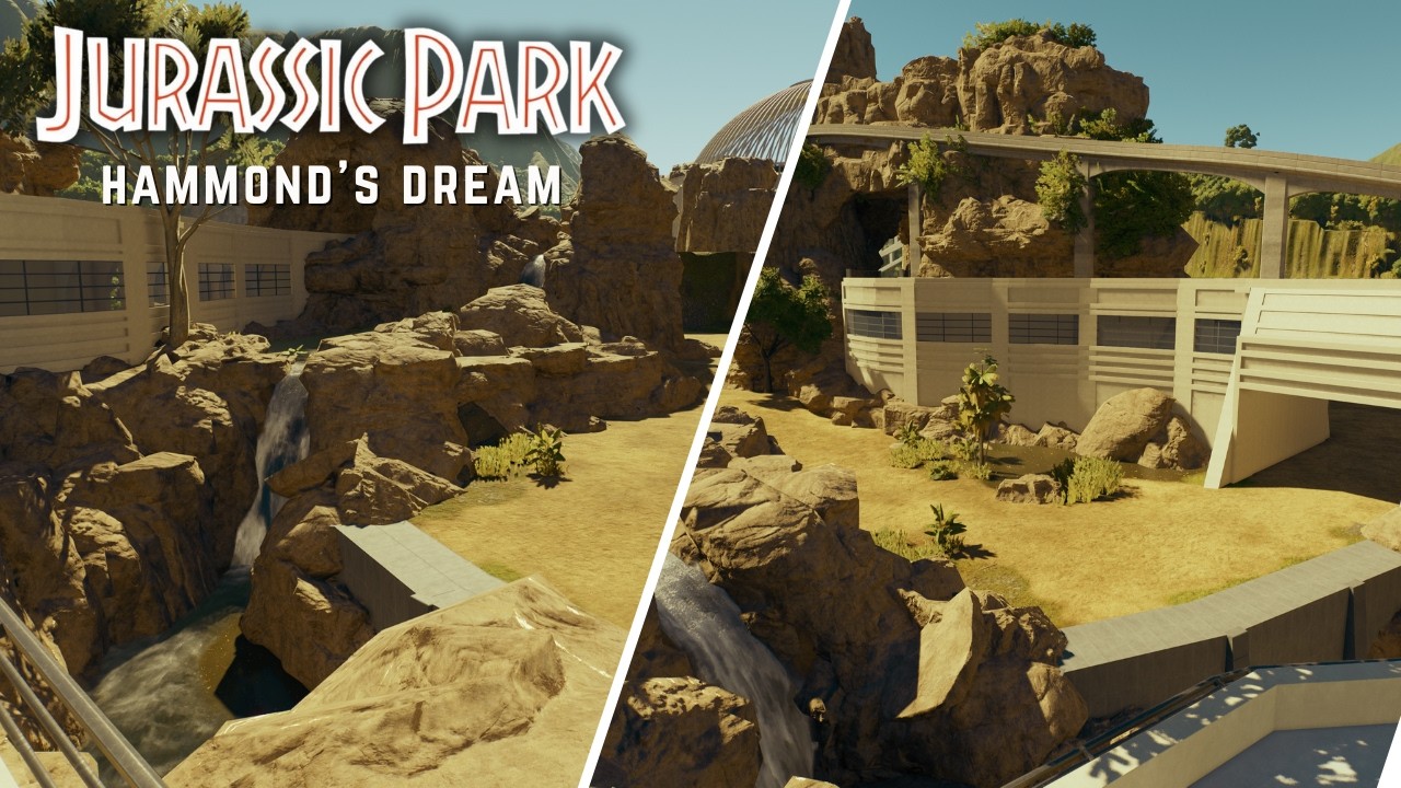 T-REX ENCLOSURE SPEED BUILD!! - Jurassic Park: Hammond's Dream (EP6P1 ...