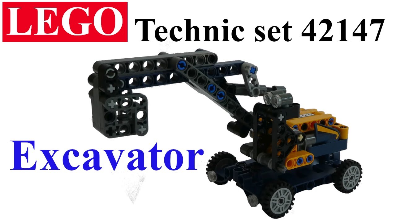 LEGO Technic set 42147 – Excavator - Build (TUTORIAL) - YouTube