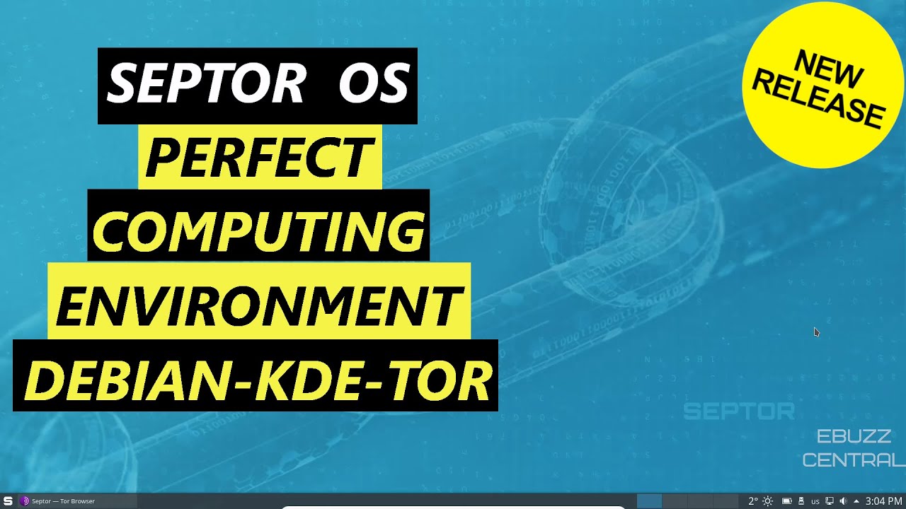 Septor OS - Perfect Computing Environment | Debian - KDE - TOR - YouTube