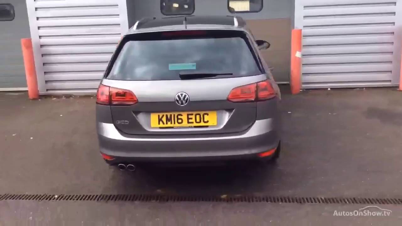 VOLKSWAGEN GOLF GTD TDI GREY 2016 - YouTube