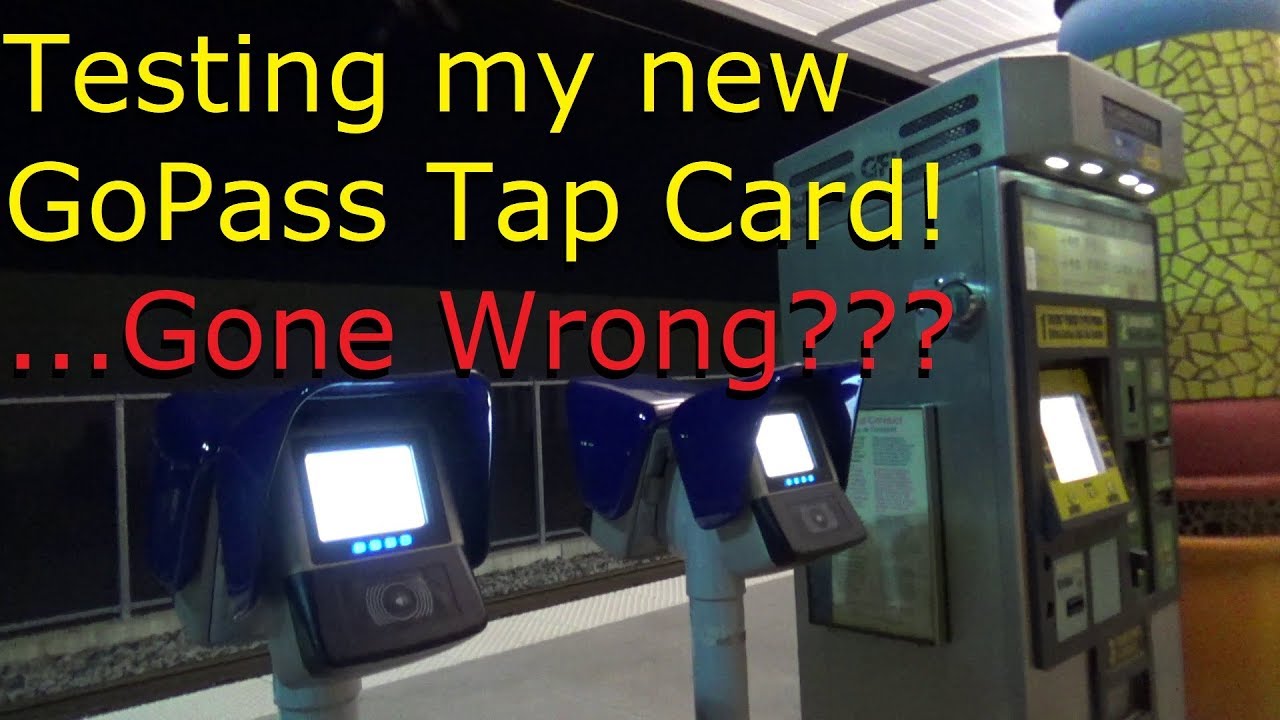 GoPass Tap First Ride Adventure! Trains, an Elevator and a few close ...