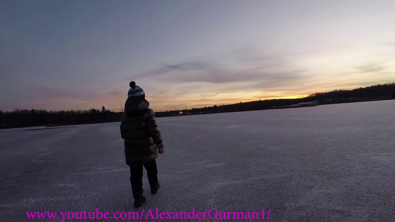 ice fishing with garik - YouTube