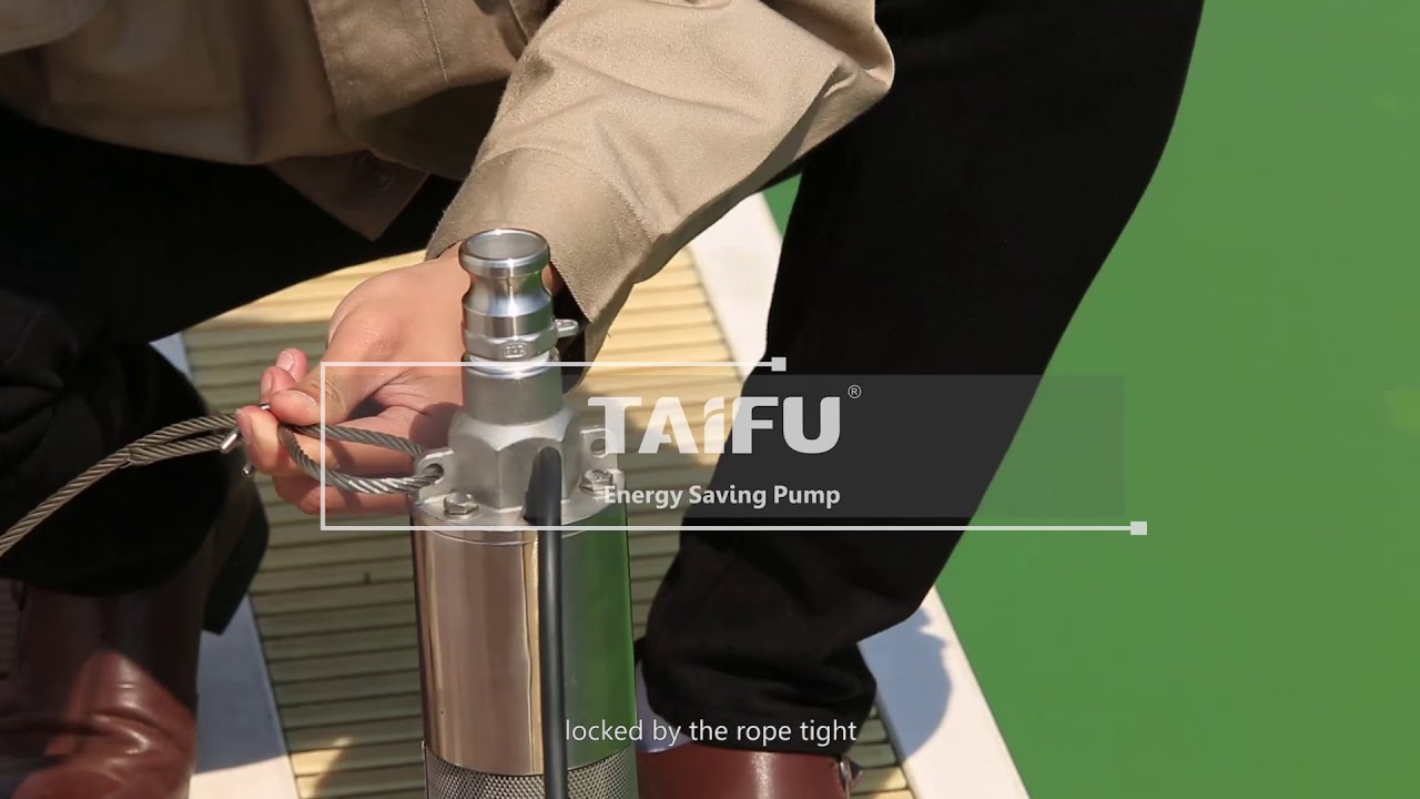 Introduction of TAIFU Solar Submersible Pump - YouTube
