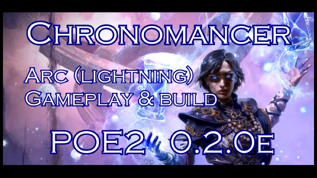 POE2 Arc Chronomancer Map+Boss gameplay & build - YouTube
