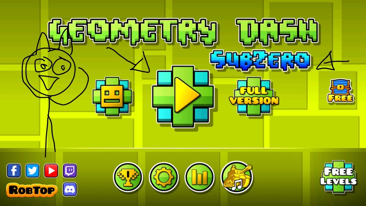 gane el primer nivel de geometry dash sub zero!!! - YouTube