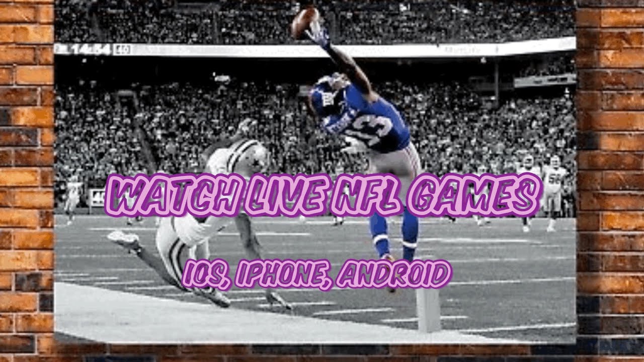 How to Watch NFL Games (iOS, iPhone, Android) LIVE No Ads! No Kodi ...