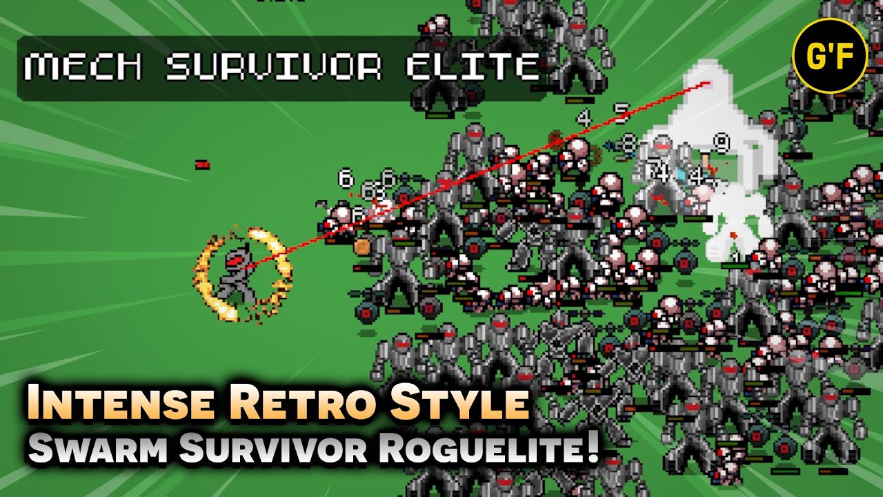 Vampire Survivors Meets Mega Man - Action Roguelite! [ MECH SURVIVOR ...