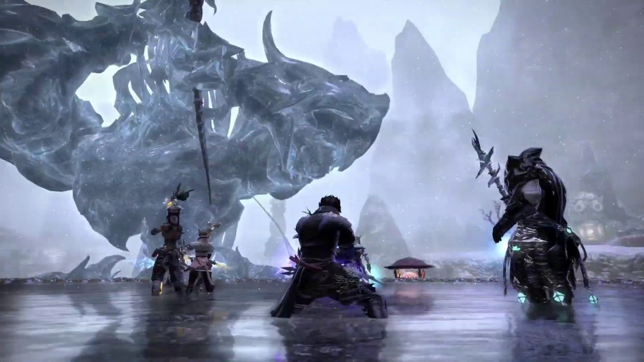 FFXIV - The Pool of Tribute: Susano (Normal Trial & Cutscenes) - YouTube