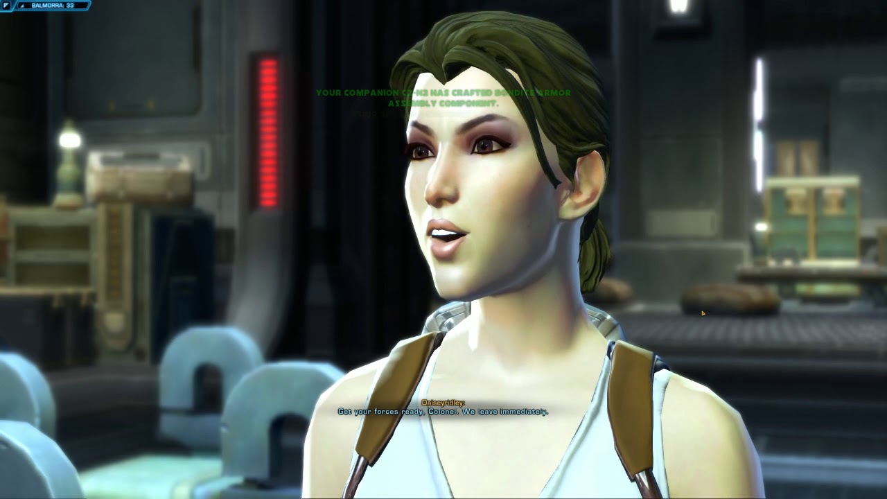 Rey in SWTOR--Balmorra p2 - YouTube