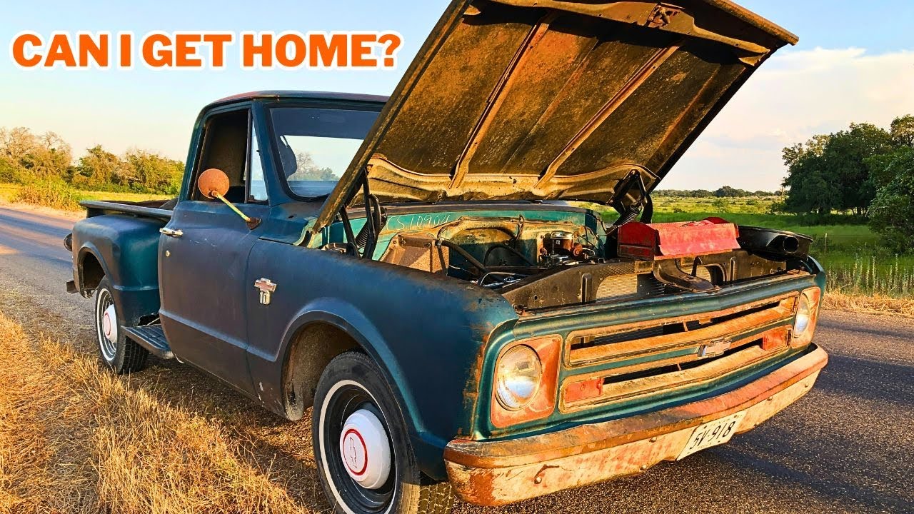The '67 Chevy C10 Broke & Left Me Stranded At Sunset! - YouTube