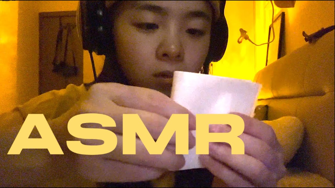 ASMR-Sensitive triggers in darkness - YouTube