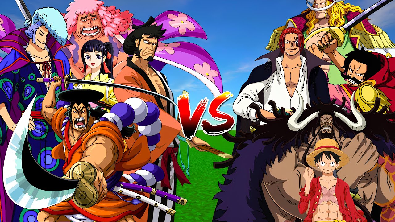 Kouzuki Oden Nine Red Scabbards Vs All Pirate Crew in One Piece - YouTube
