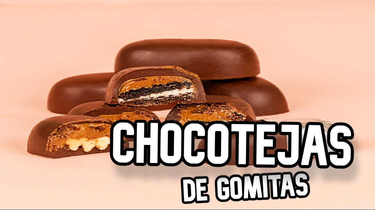 cómo preparar LAS MEJORES CHOCOTEJAS rellenas de MANJAR y Gomitas - YouTube