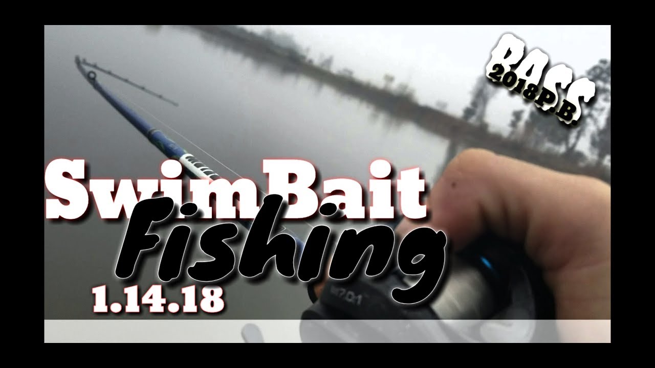 Swim bait Bass fishing on structure- new 2018 PB - YouTube