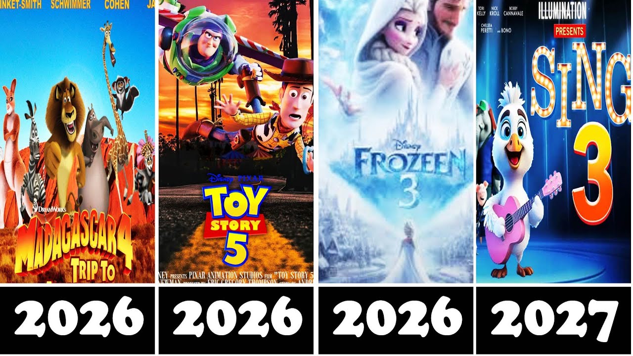 Upcoming and Released Animated Sequels - YouTube