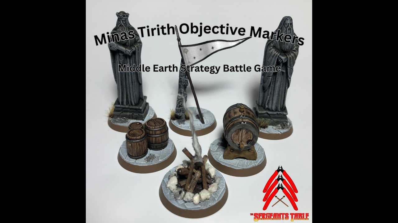 Minas Tirith Objective Tokens For The Middle Earth Strategy Battle Game ...
