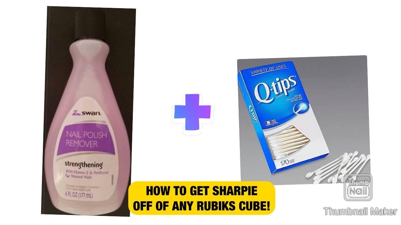 HOW TO GET SHARPIE OFF OF ANY RUBIK’S CUBE - YouTube