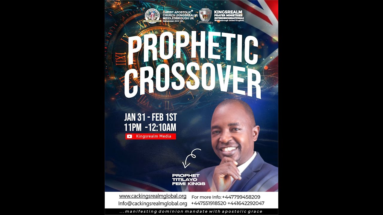 PROPHETIC CROSS OVER TO FEBRUARY || 31ST JAN. 2025 - YouTube