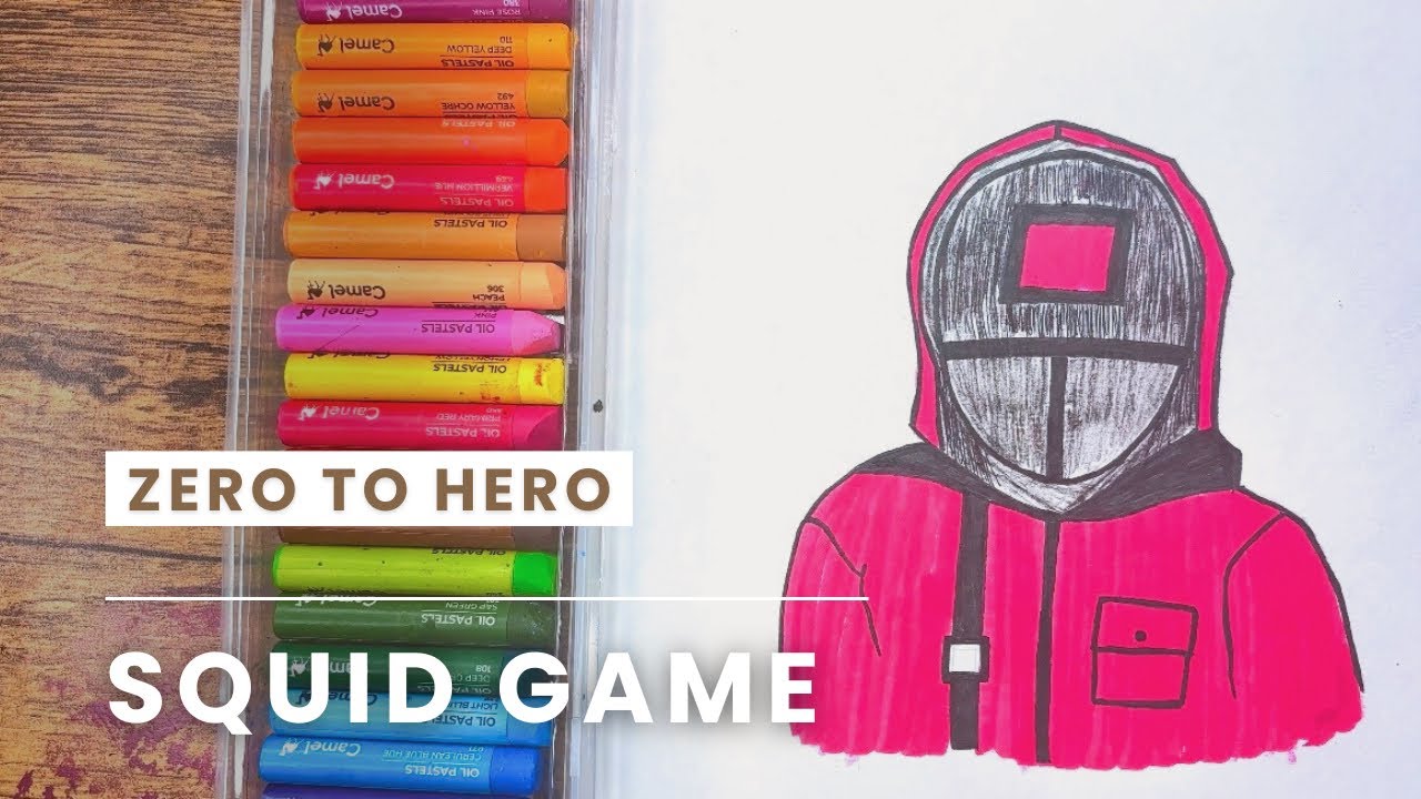 How To Draw Squid Game Gaurd | Step By Step Tutorial - YouTube