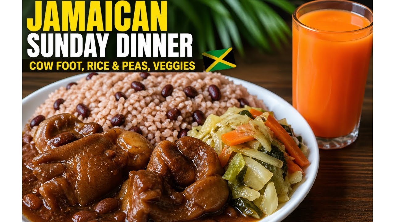 How to Cook Flavorful COW FOOT and BEANS the Jamaican Way No Pressure ...