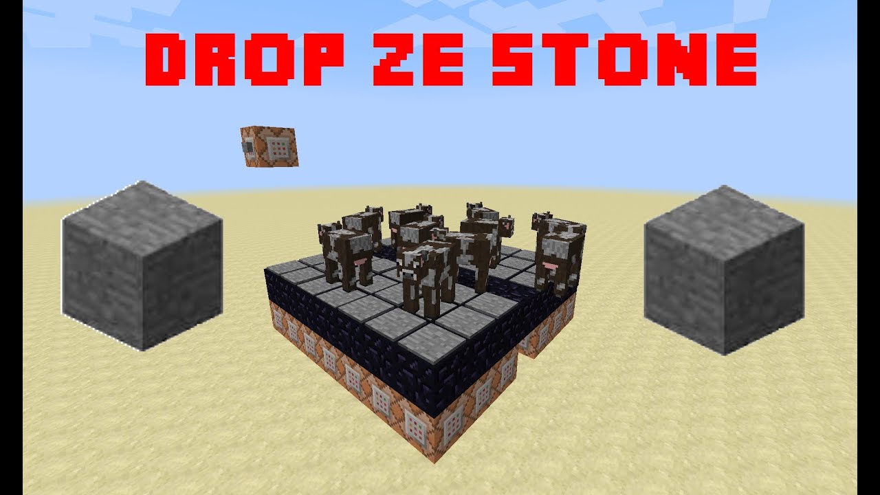 Minecraft Redstone -- DROP ZE STONE - YouTube