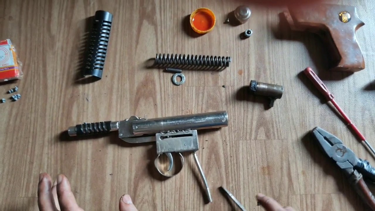 Air Pistol Toy Gun Inside Part - YouTube