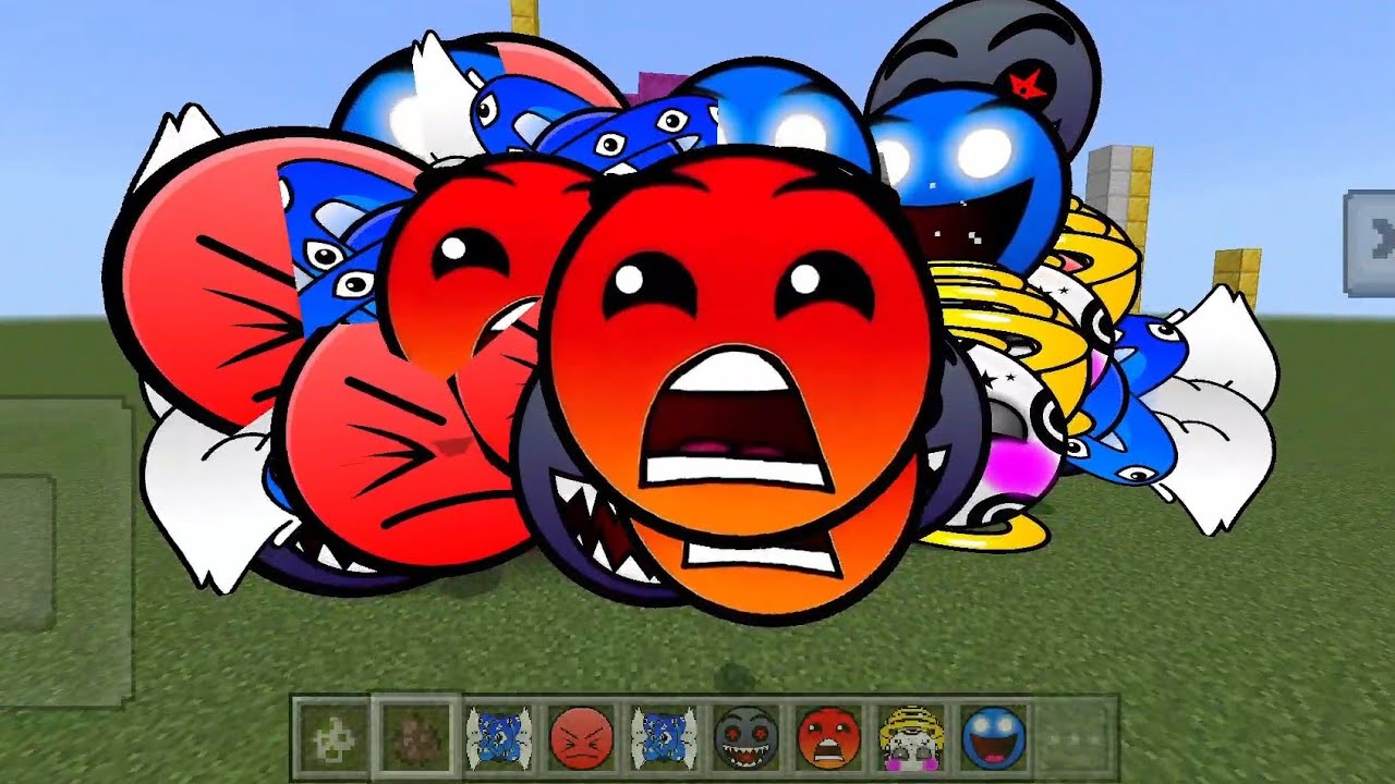 NEW Lobotomy Nextbots Dash part21 in Minecraft Pocket edition - YouTube