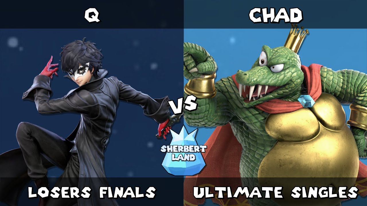Sherbert Land # 02 | Q (Joker) vs Chad (King K. Rool) | Losers Finals ...