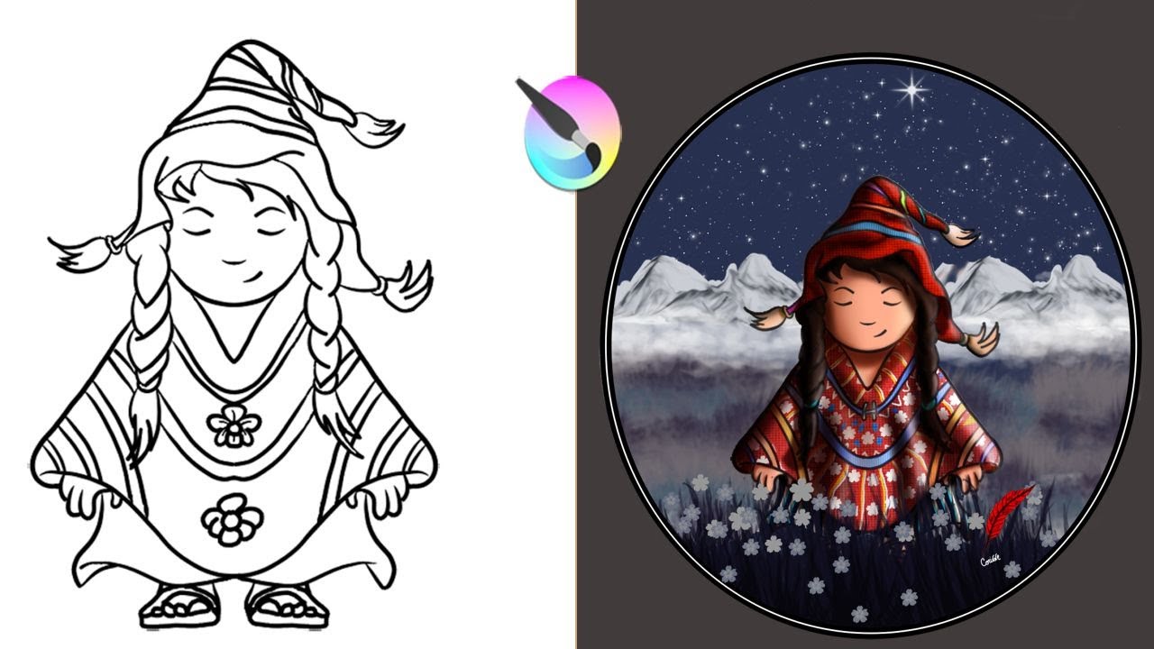 CHARACTER DESIGN | The making of a character - Start to End - YouTube