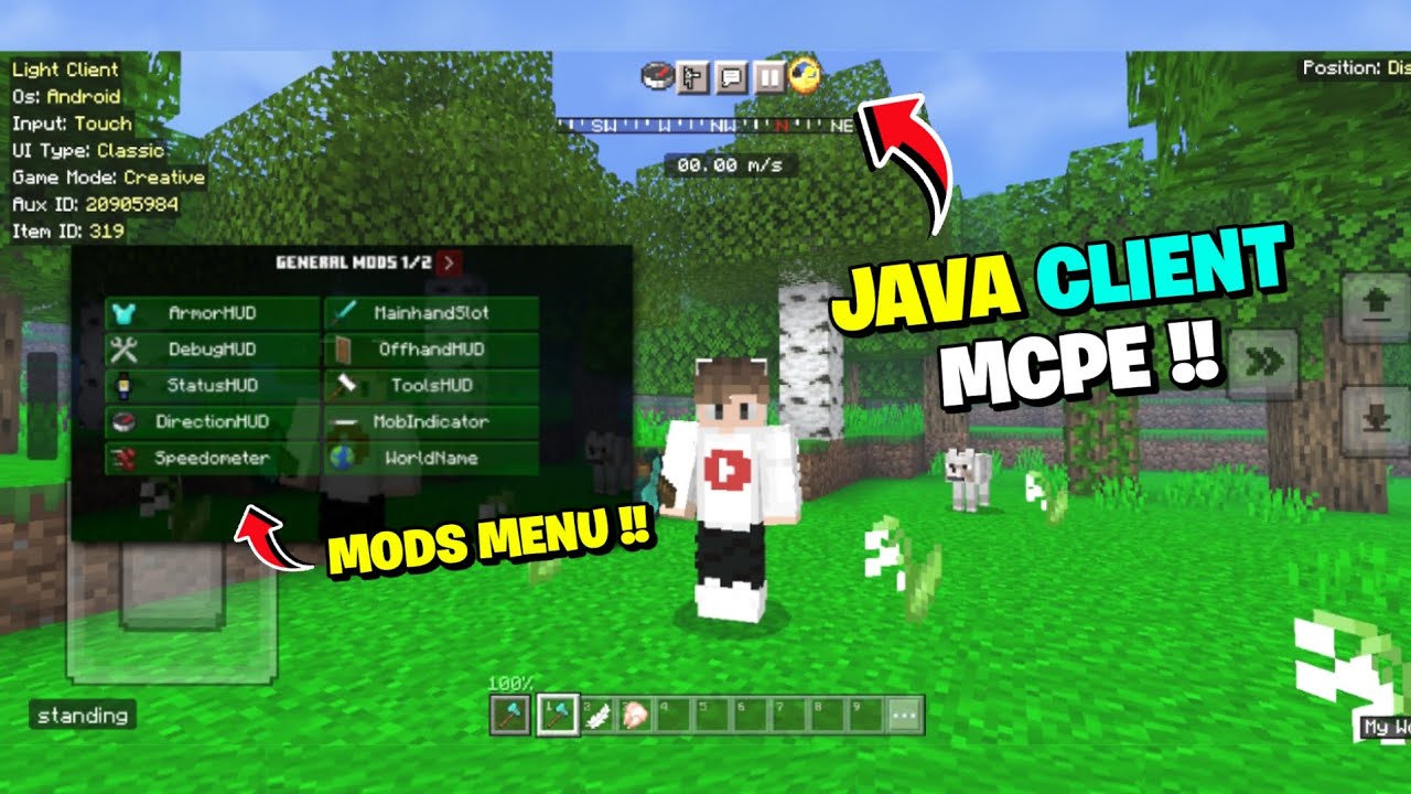 Java Client For Minecraft Pe 1.19 😍 | Light UI Client Mcpe Java ...