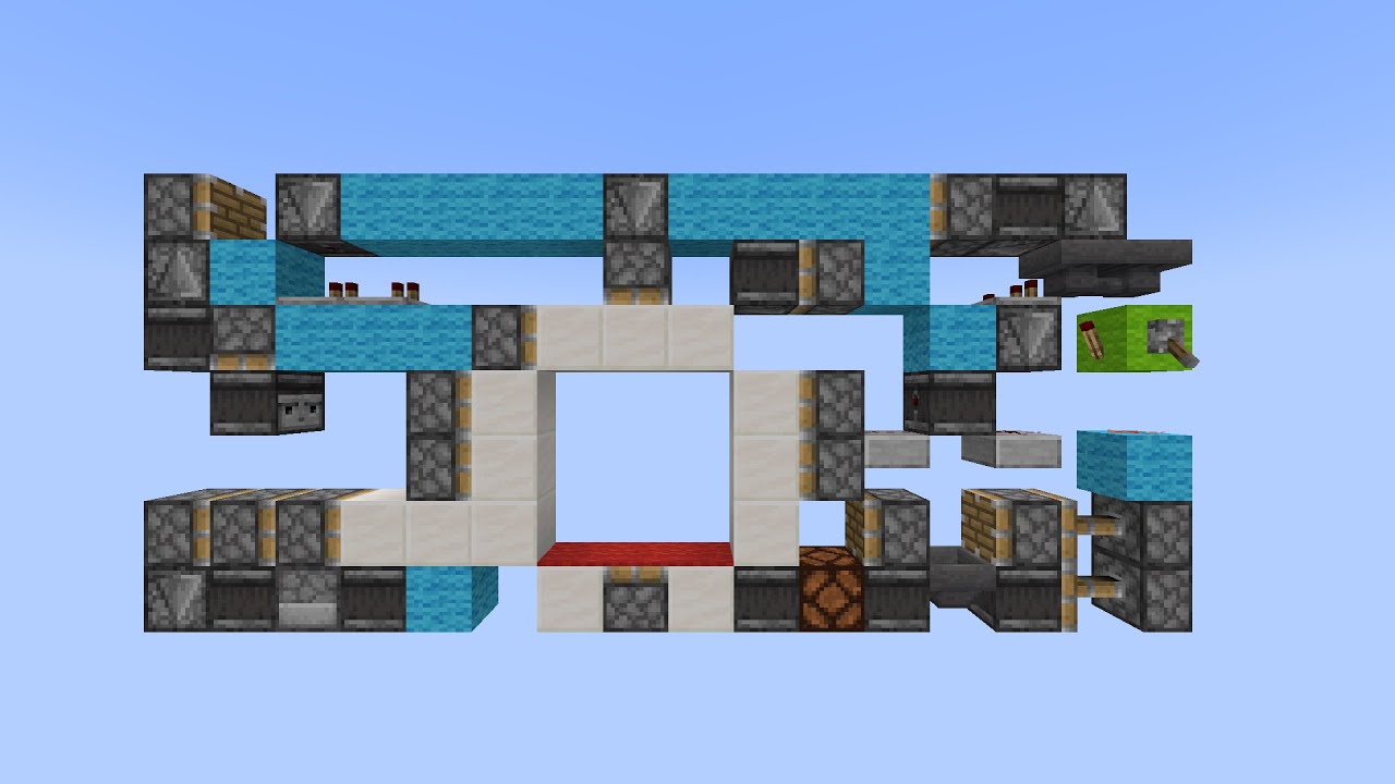 3x3 Carpet Door - Minecraft Java Edition Tutorial - YouTube