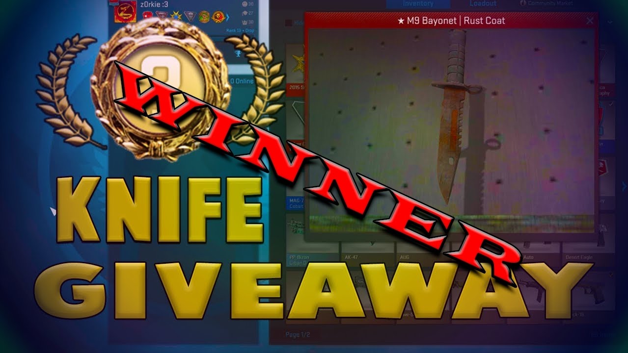 M9 Bayonet Rust Coat Winner! - YouTube