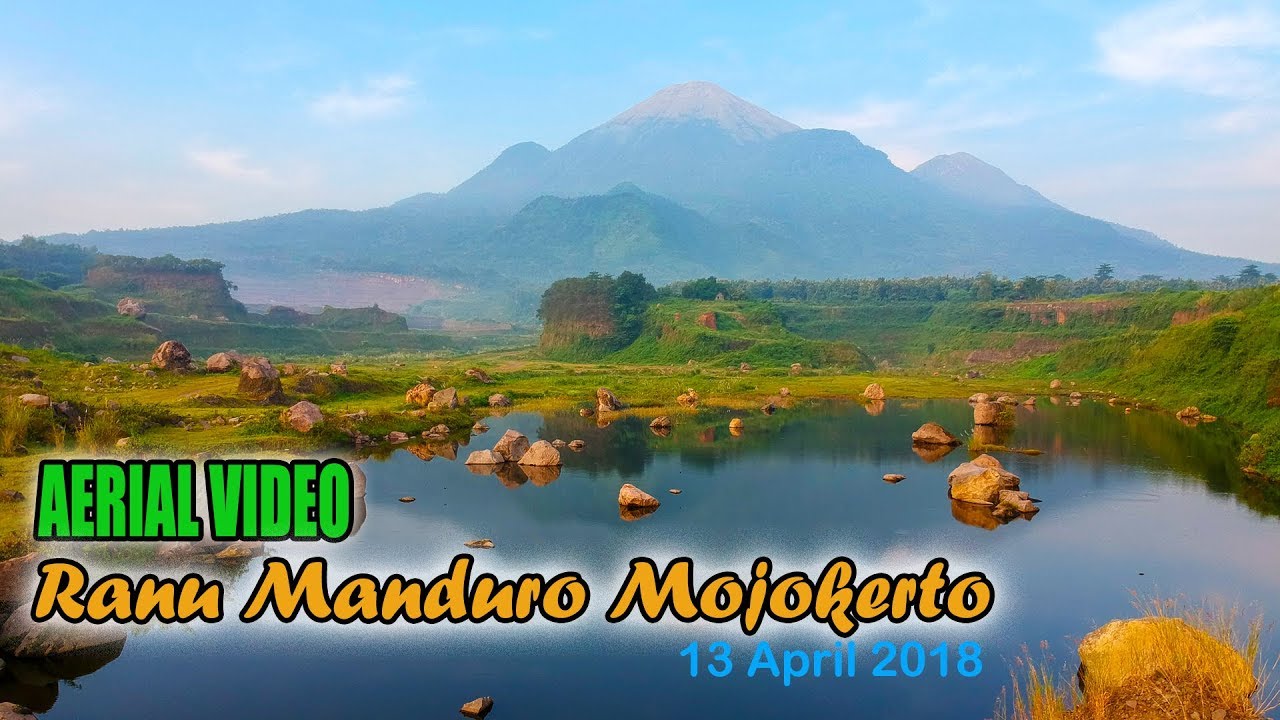 Aerial Video I Beautiful Morning at Ranu Manduro, Ngoro Mojokerto - YouTube