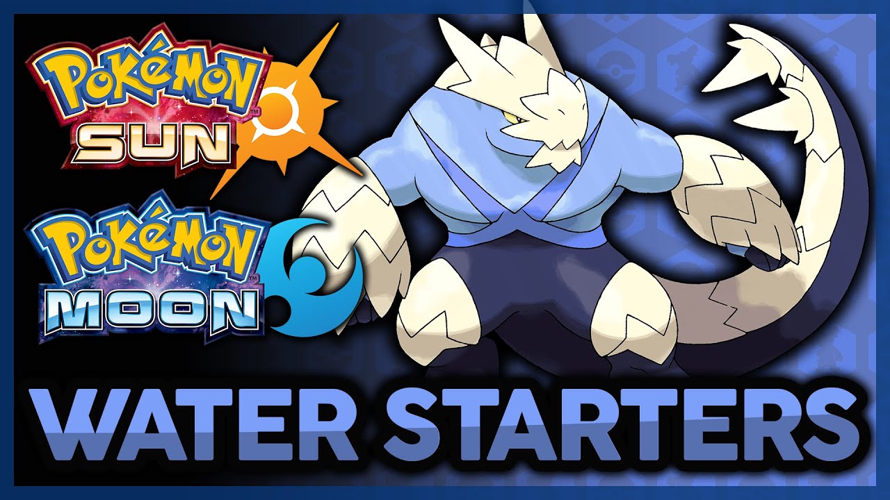 Top 5 Potential Starters for Pokémon Sun and Moon! | Water Type - YouTube