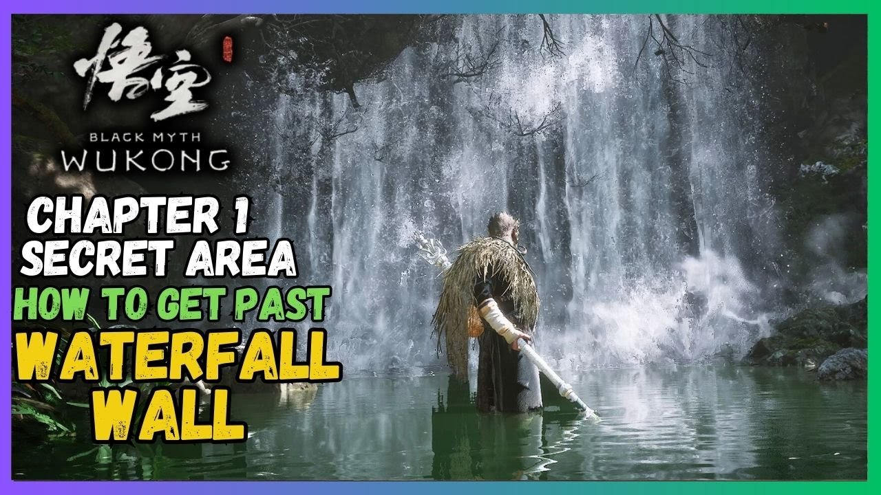 Chapter 1 Secret Waterfall Wall in Black Myth Wukong - YouTube