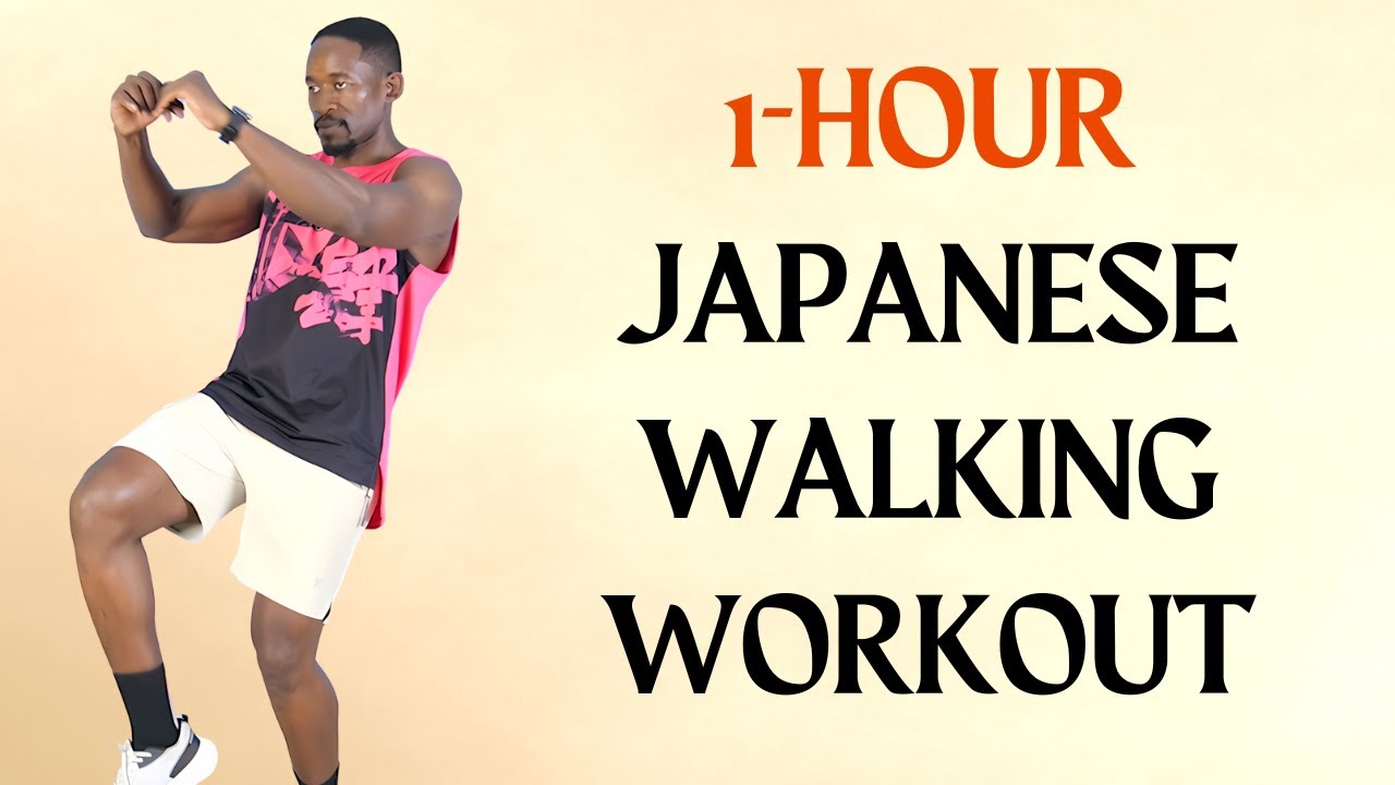 1-HOUR JAPANESE WALKING WORKOUT FOR BELLY FAT LOSS (Interval Walking ...