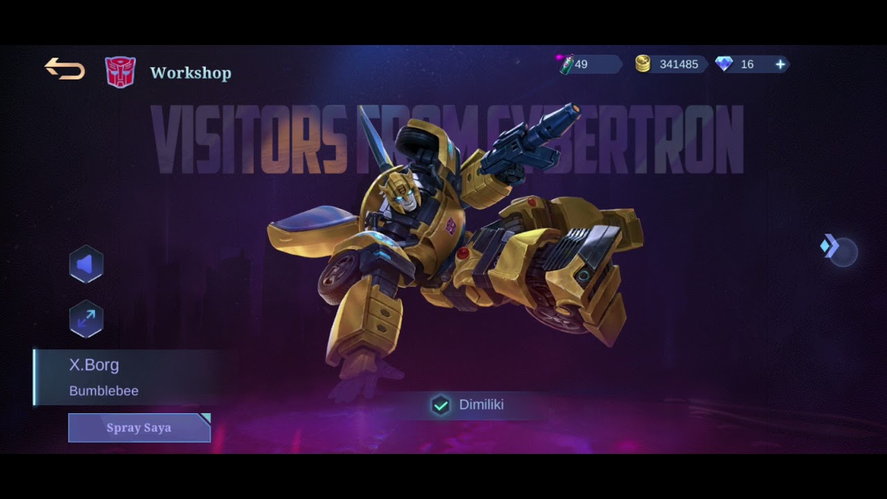 2.000 diamond masih kurang badan nya . skin johnson transformers. - YouTube