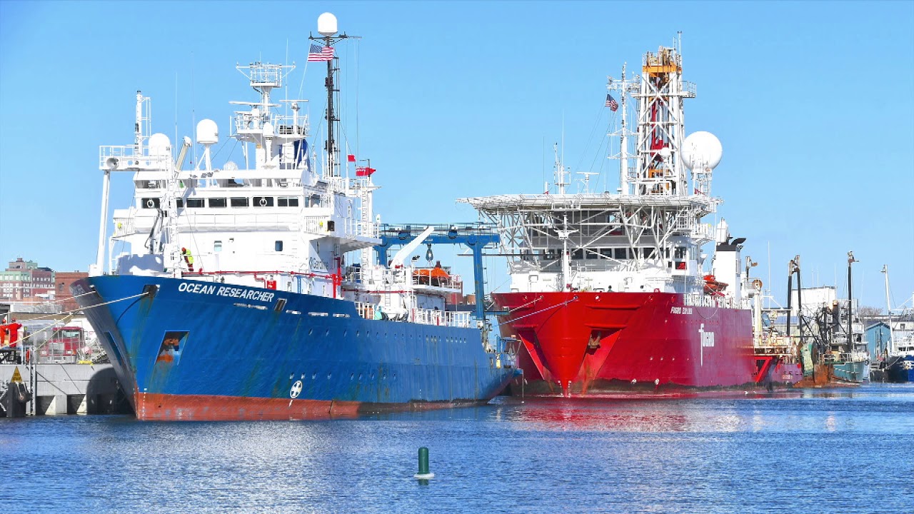 New Bedford and OCEAN RESEARCHER and FUGRO EXPLORER - YouTube