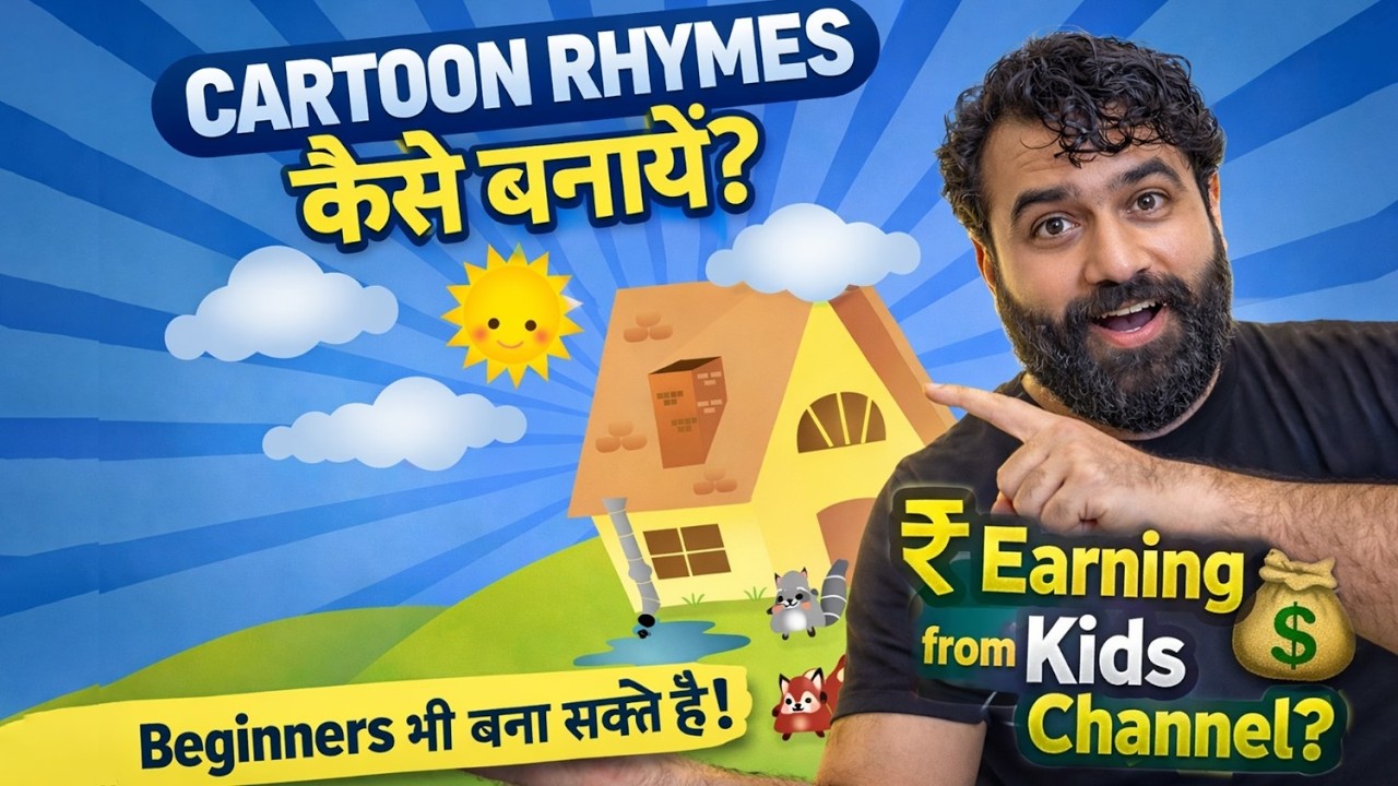 Cartoon Rhymes Kaise Banaye? | Beginners 2D Animation Full Process ...