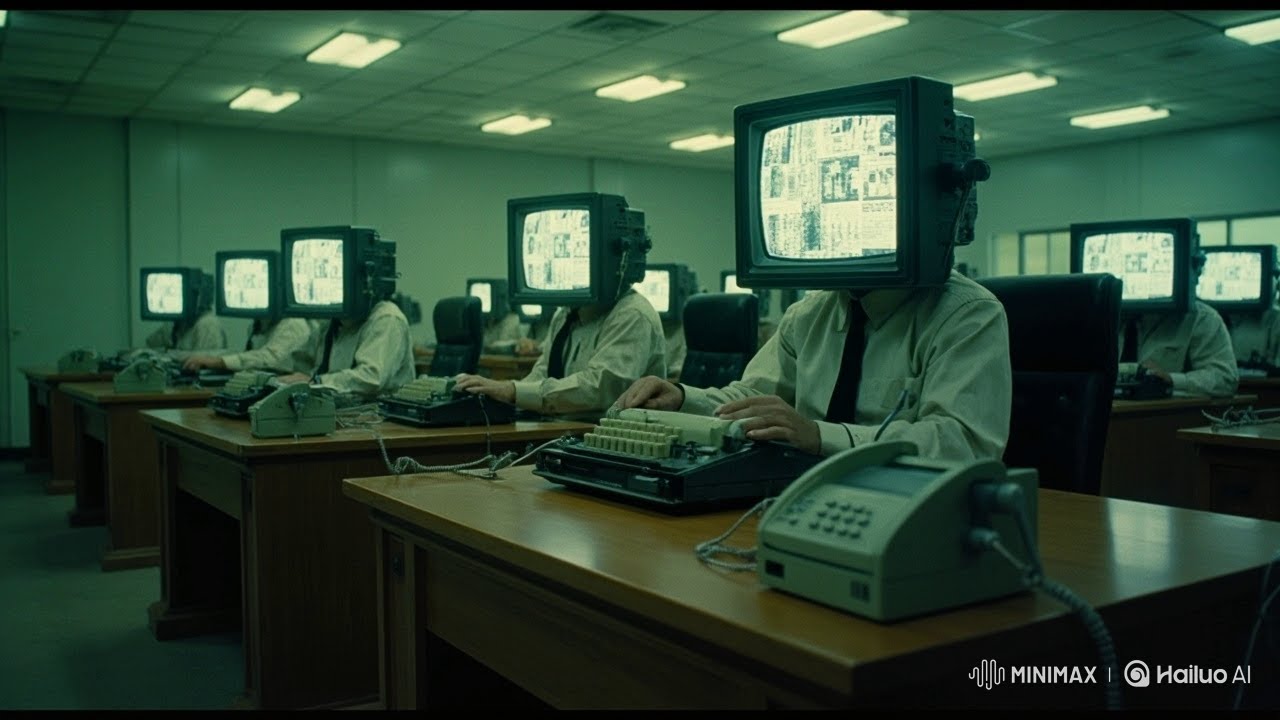 📺 "STATIC AMERICANA - TV People: Faces in the Frequency" 📻 Dystopian ...