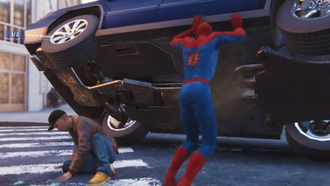 SPIDERMAN PS4 - Hit & Run - YouTube