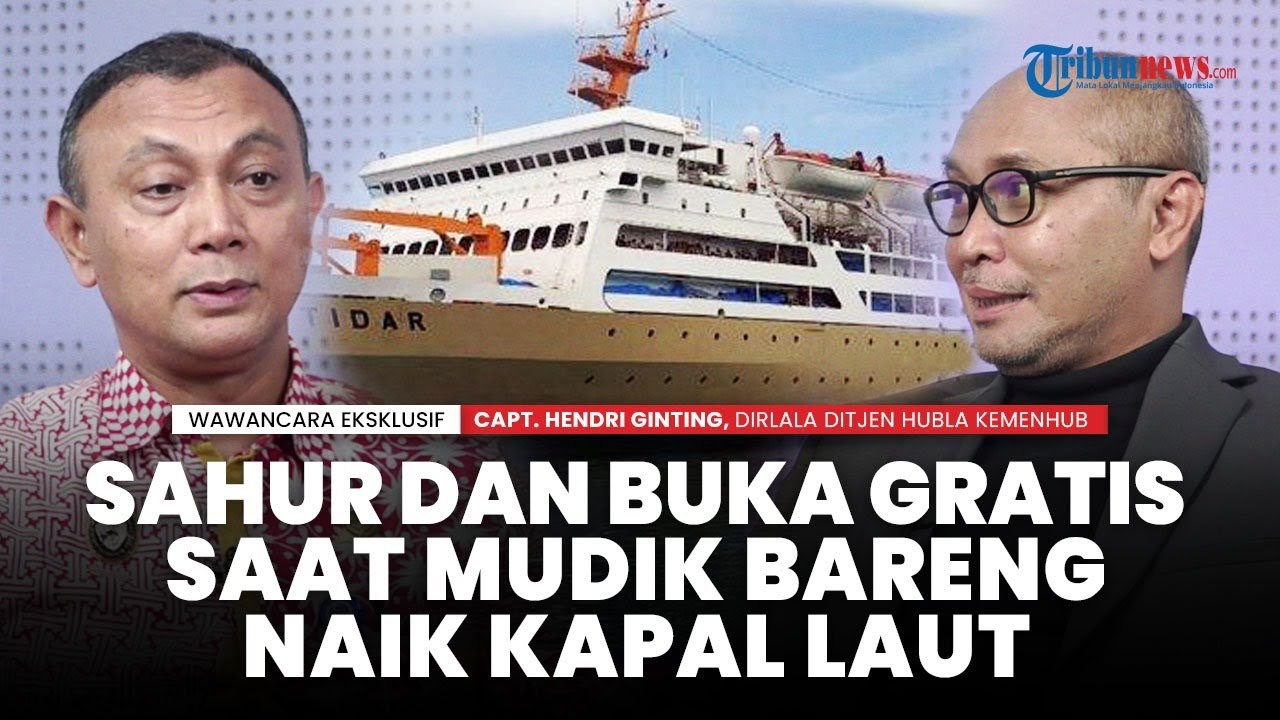 Ayo Mudik Gratis Naik Kapal Laut, Cukup Pakai KTP I WAWANCARA EKSKLUSIF ...