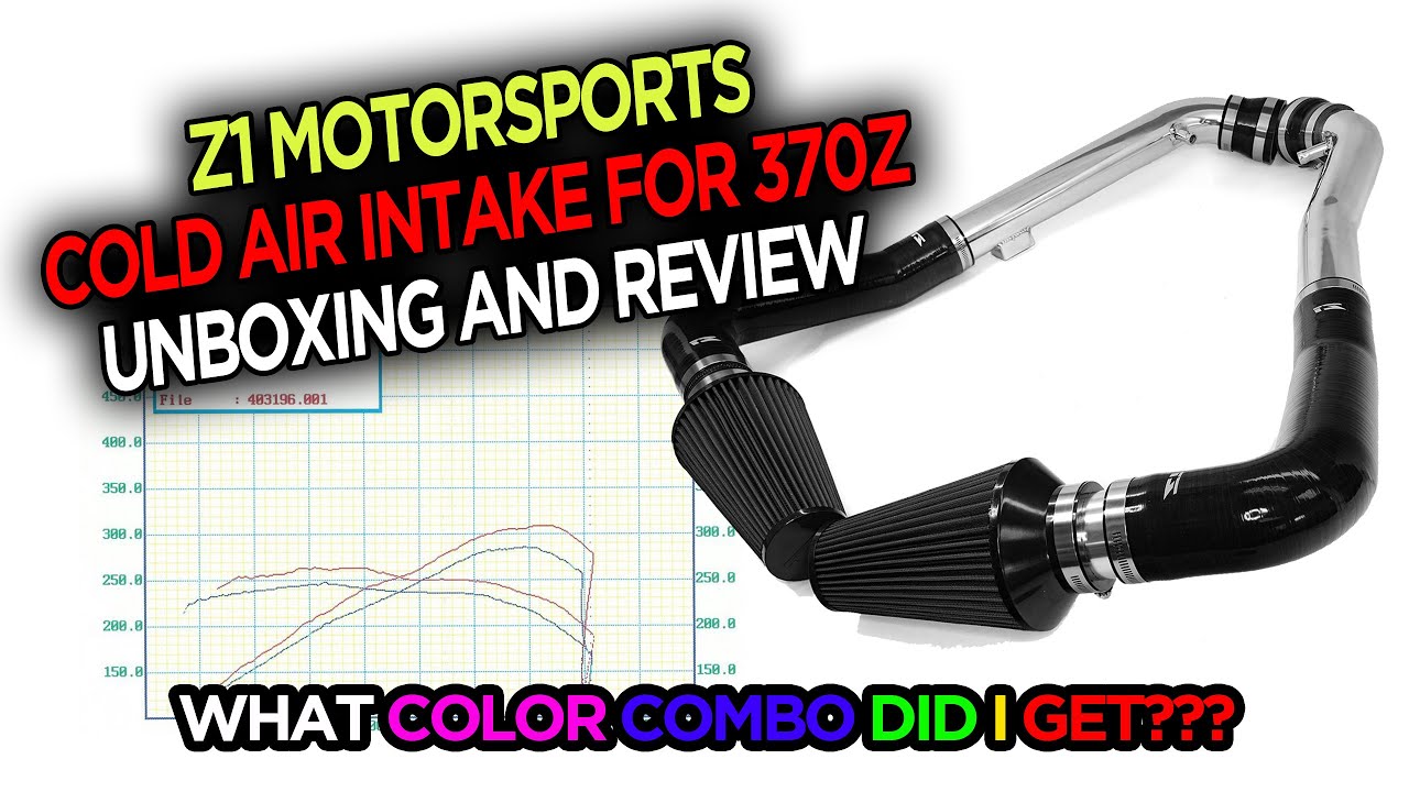 Z1 Motorsports cold air intake for 370Z, Unboxing and Review - YouTube