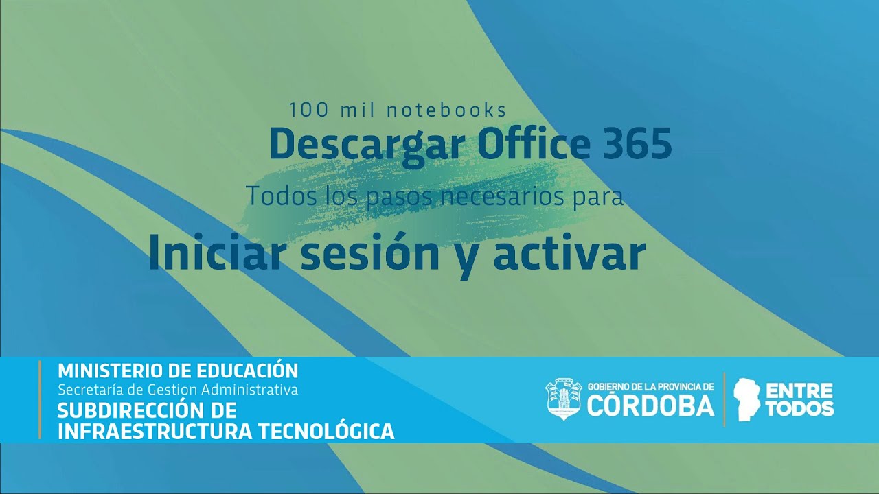 Activar Office 365 Notebooks Córdoba 2021 - YouTube