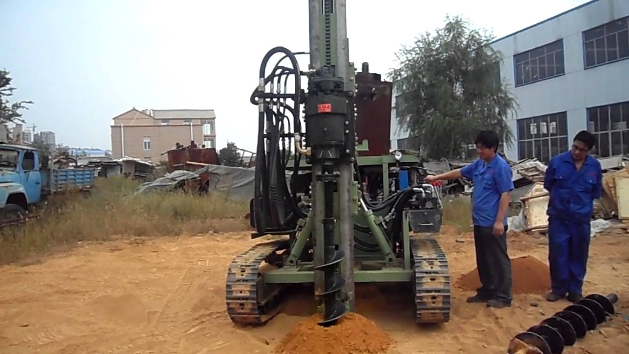 HF130Y DTH Drilling Rig Working Demo - YouTube
