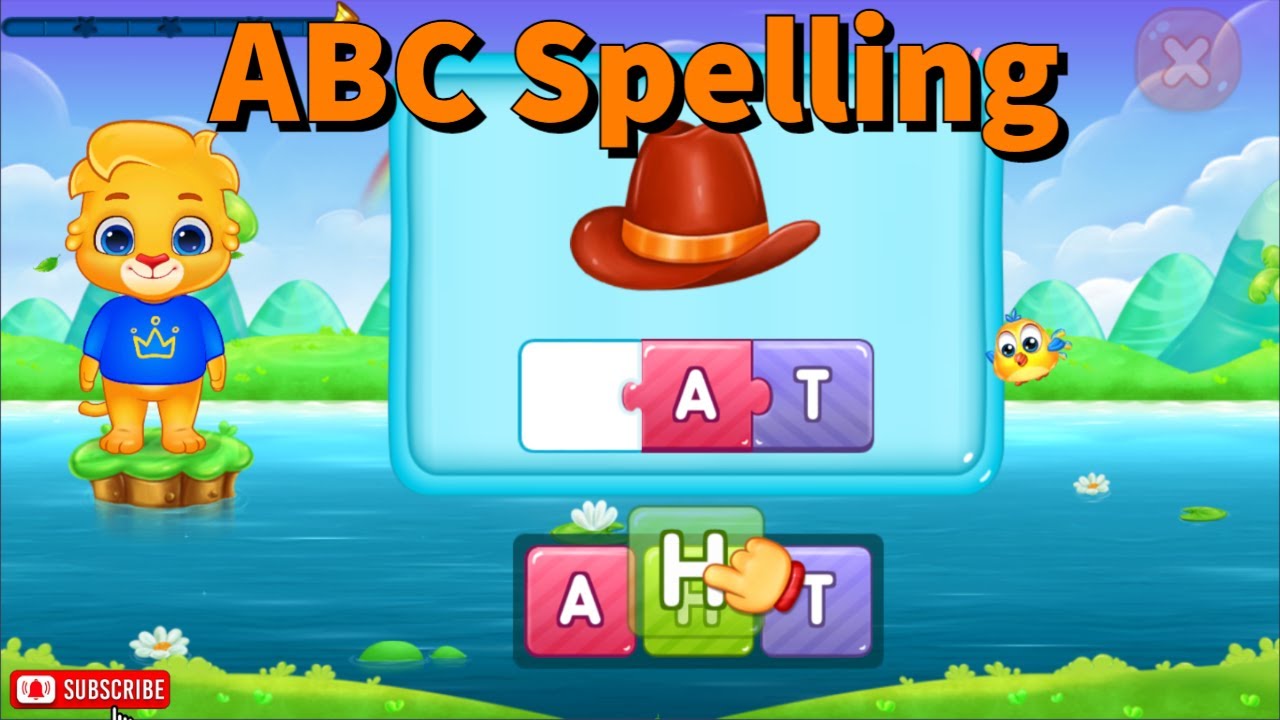 Learning with ABC Spelling - Learning to Spell 3 Letter Words - YouTube