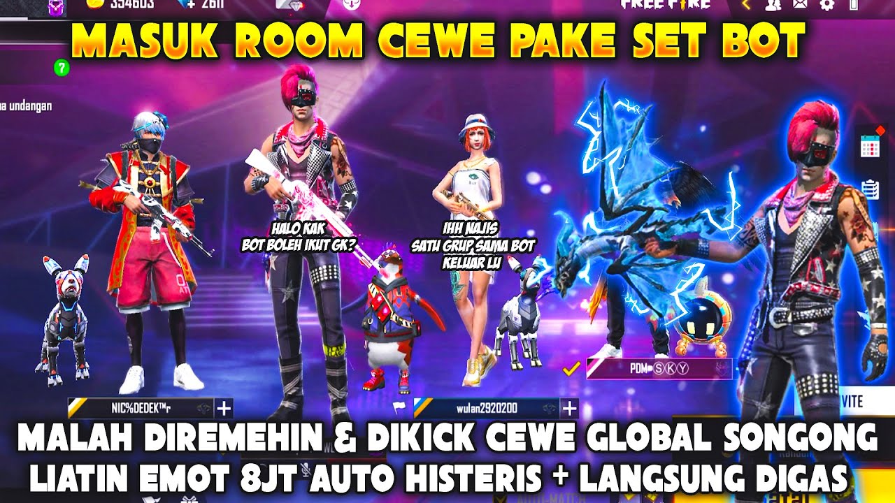 DIREMEHIN & DIKICK CWE GLOBAL KARNA BAJU BOT MSK LAGI LIATIN EMOT 8JT ...
