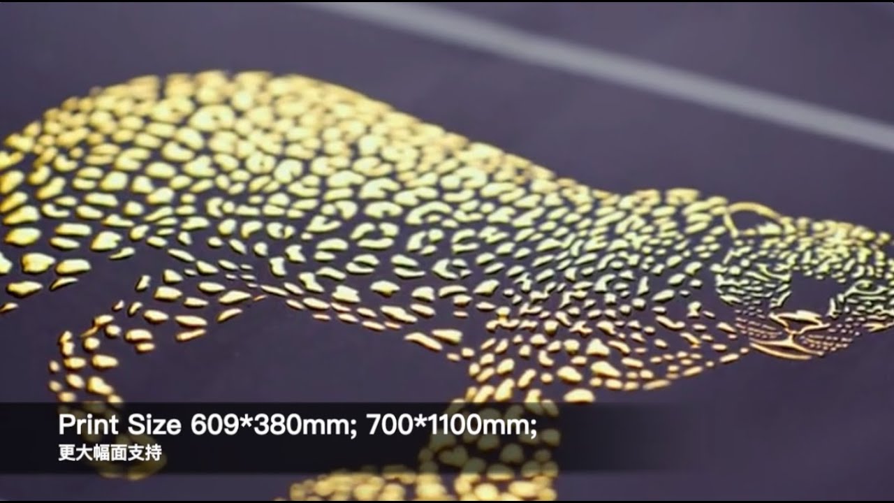 PrintLinks Digital Inkjet 3D spot UV coating/varnish & Foil machine ...