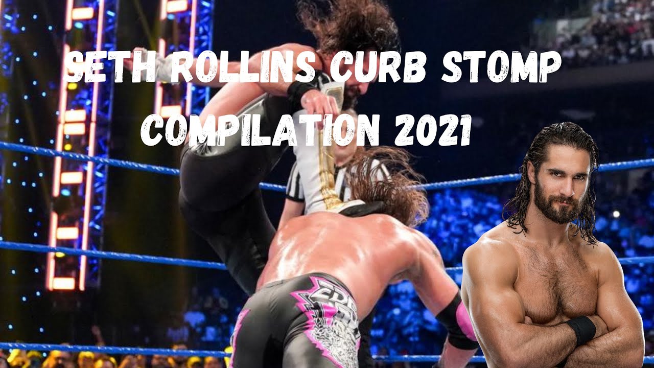Seth Rollins Curb Stomp Compilation 2021 (so far) - YouTube